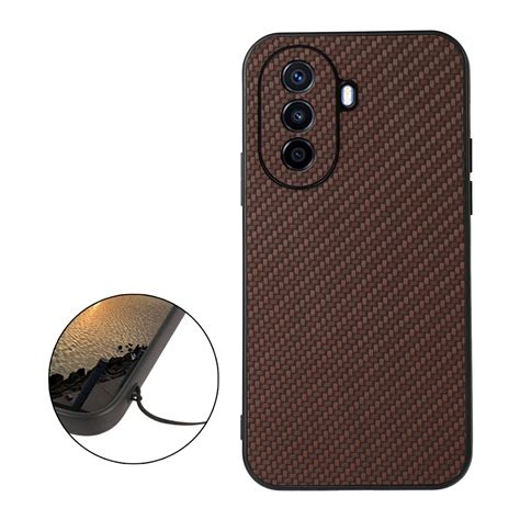For Huawei Enjoy China Nova Y G Global Nova Y Plus Fine Hole Carbon Fiber Texture