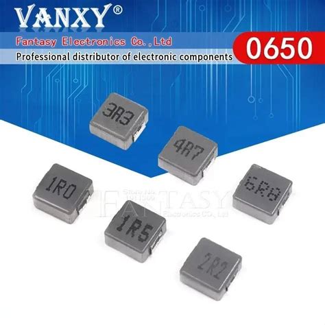 10pcs 0650 Molding Power Choke Smd Power Inductor 1uh 15uh 22uh 33uh