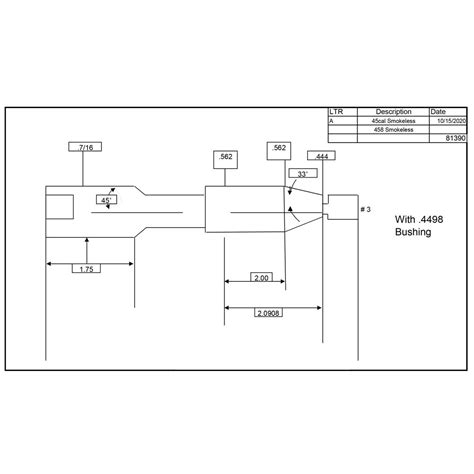 45 Cal Smokeless Muzzleloader Reamer So81390f