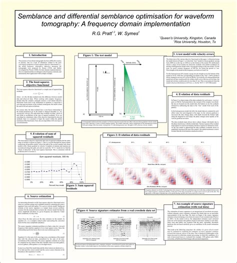Pdf Semblance And Differential Semblance Optimisation For Waveform Tomography A Frequency