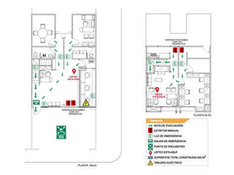 Planos De EvacuaciÓn Y Protocolos Arquitectura And Construcción