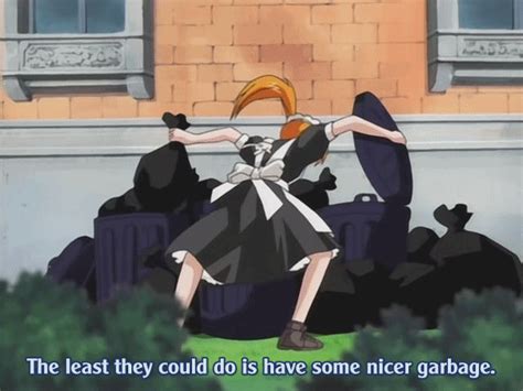 Concerto Animated Animated  00s 1girl Bush Cat Grass Maid