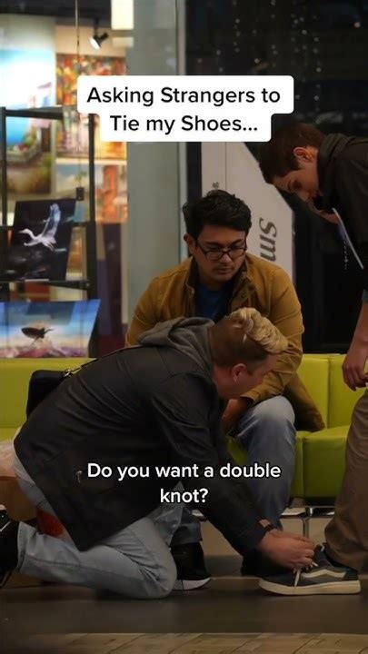 Telling Strangers I Cant Tie My Shoes Prank Funny Public Viral