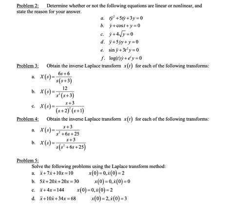 Solved Problem Determine Whether Or Not The Following Chegg