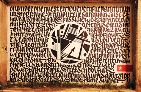 Calligraphy In Street Wall Art