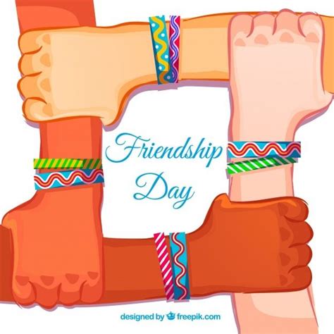 Fondo Del Pulseras De La Amistad Vector Free Vector Freepik