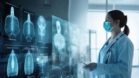 Premium Photo A Radiology Doctor Working Diagnose Treatment Virtual