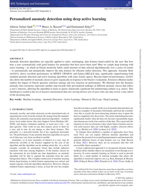 Pdf Personalized Anomaly Detection Using Deep Active Learning