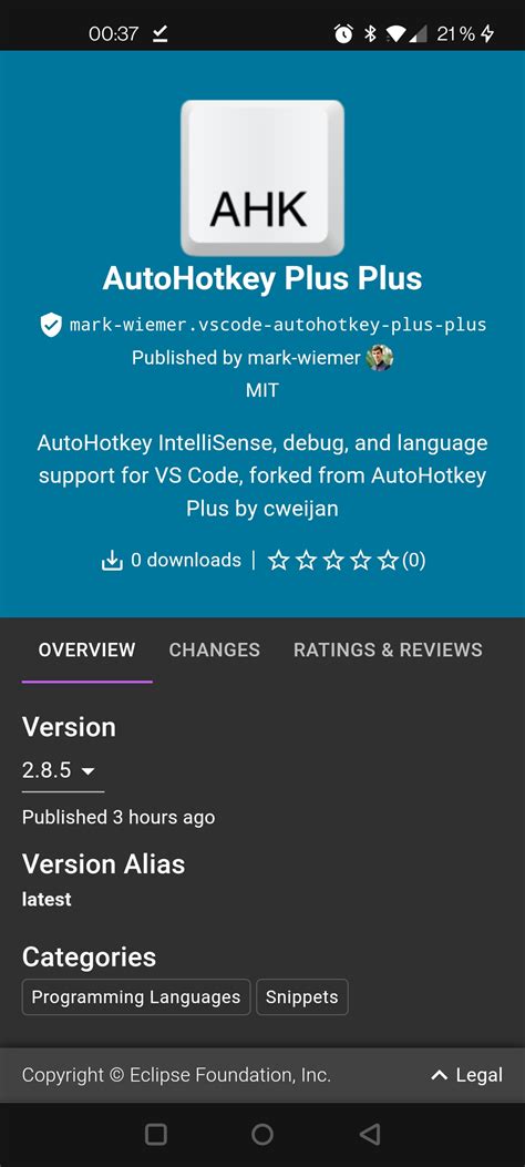 Fr Please Co Publish On Open Vsx Registry · Issue 152 · Mark Wiemer