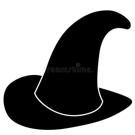 Wizard Hat Vector Eps Logo Icon Silhouette Illustration By