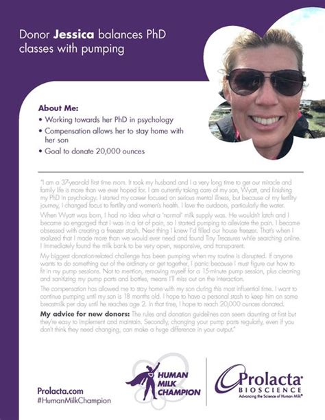 About Donors Prolacta Bioscience