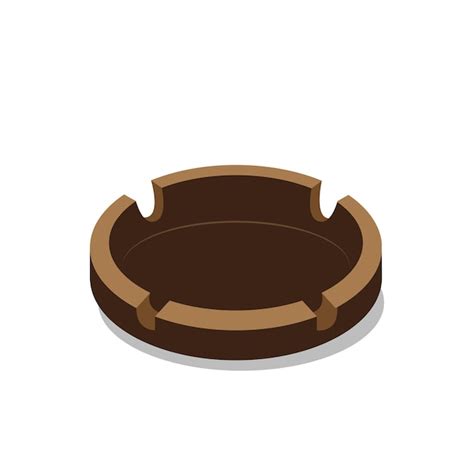 Premium Vector Cigarette Ashtray Cigarette Stub Object Vector Illustration