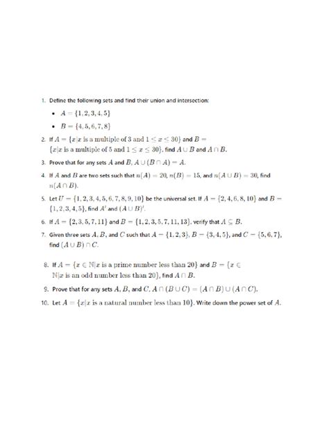Maths Ch 1 Sets Pdf