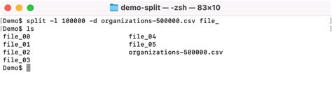 Split Big Csv File Using Linux Or Mac Os Terminal Datablist