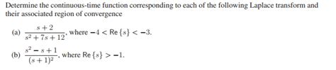 Solved Determine The Continuous Time Function Corresponding Chegg