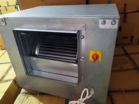 Rectangular Inline Duct Fan For Industrial Capacity 1000 Cfm 7000