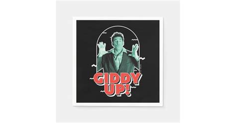 Seinfeld Kramer Giddy Up Napkins Zazzle