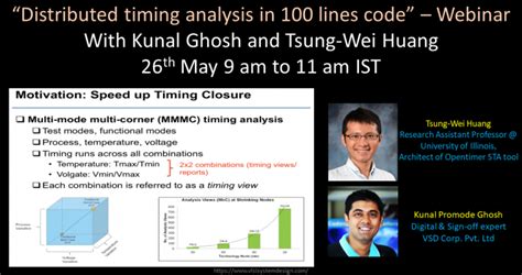Distributed Timing Analysis Webinar Vlsi System Design