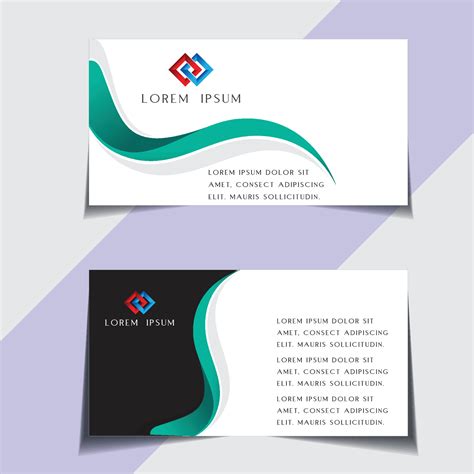 Modern And Sample Visiting Card Free 18901763 Vector Art At Vecteezy