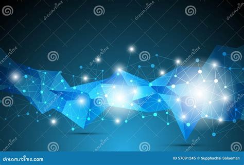 Vector Polygon Background With Irregular Tessellations Pattern