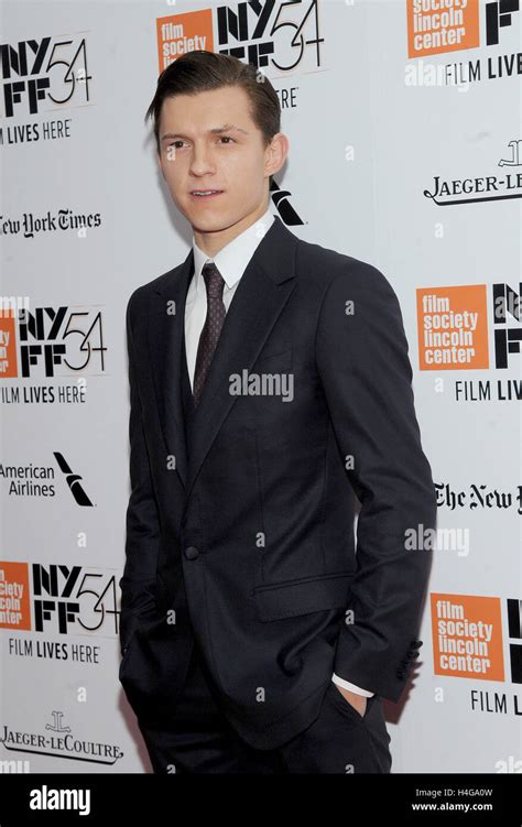 New York Ny Usa 15th Oct 2016 Tom Holland Attends The 54th New