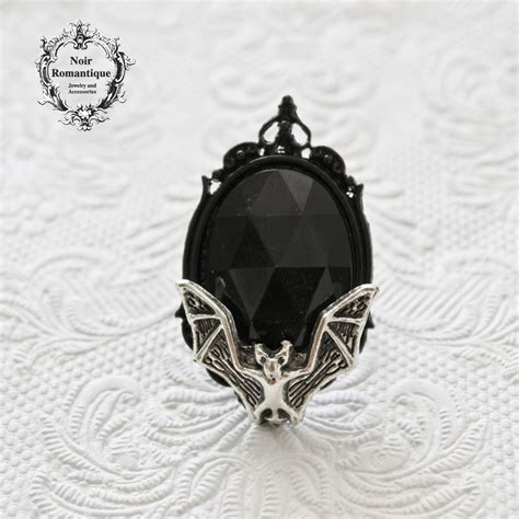 Bat Ring Noir Romantique Jewelry And Accessories
