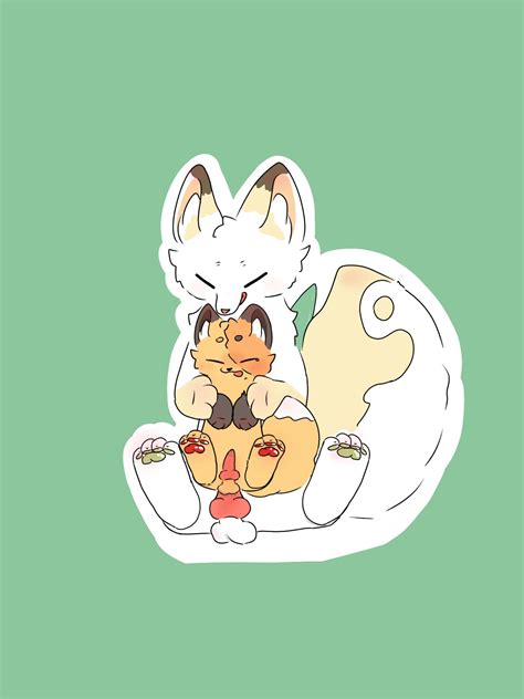 Rule 34 Canid Canine Duo Fabulous Beasts Fox Hi Res Hua Jiao Male