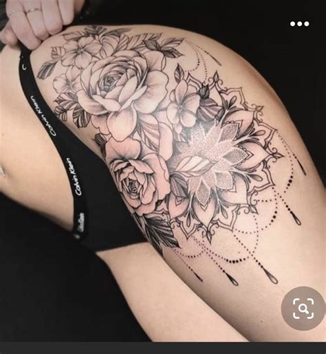 Pin By Emily On Tattoos Leg Tattoos Flower Thigh Tattoos Hip Thigh