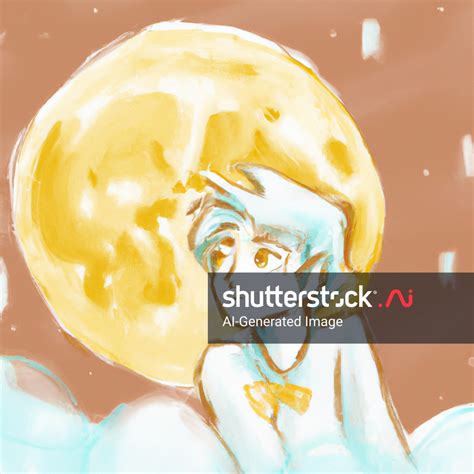 Artistic Image Animated Boy Moon Baloon Ai Generated Image 2272962273