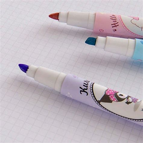 1 Set Mixed Color Highlighter Pen Kulomi Highlighter Drawing Marker