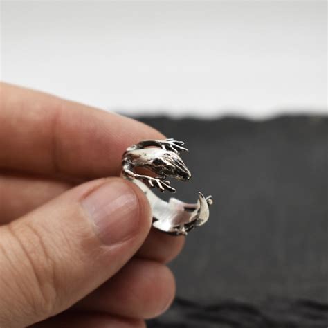 Lizard Ring Silver Lizard Ring Lizard Ring Lizard Jewelry Animal