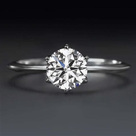 3 4 Carat Lab Created Diamond Engagement Ring D E Vvs Vs Ideal Round