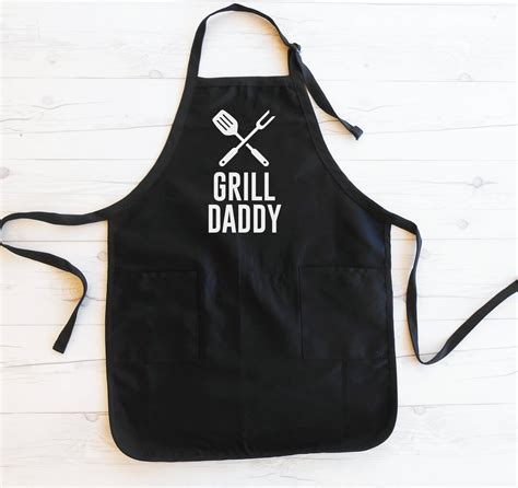 Grill Daddy Apron Funny Dad Apron Fathers Day Apron Fathers Day