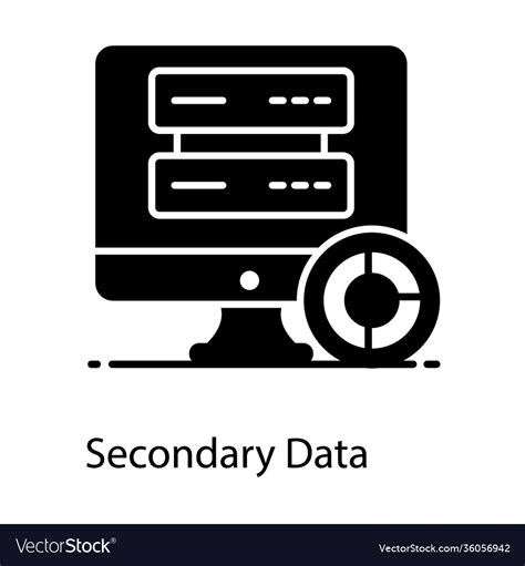 Secondary Data Royalty Free Vector Image Vectorstock