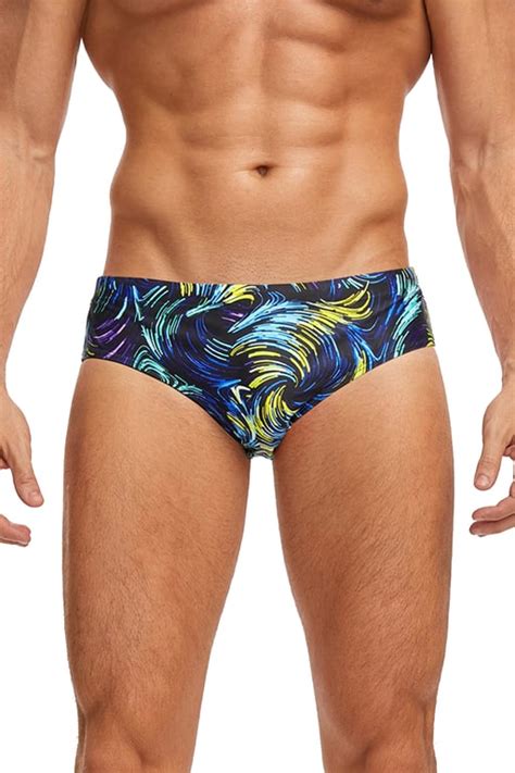 Gloriahoon Tie Dye Traje De Baño Elástico Sexy Hombre Gloriahoon