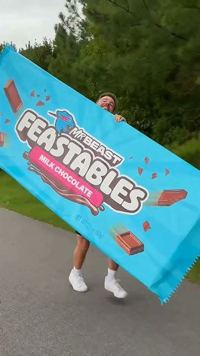 Running Small And Big Feastables Youtube