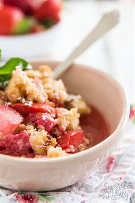 Strawberry Rhubarb Crisp With Almond Flour At Lola Epperson Blog