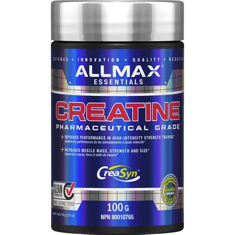 Creatine Monohydrate Powder Allmax Nutrition Allmax Nutrition