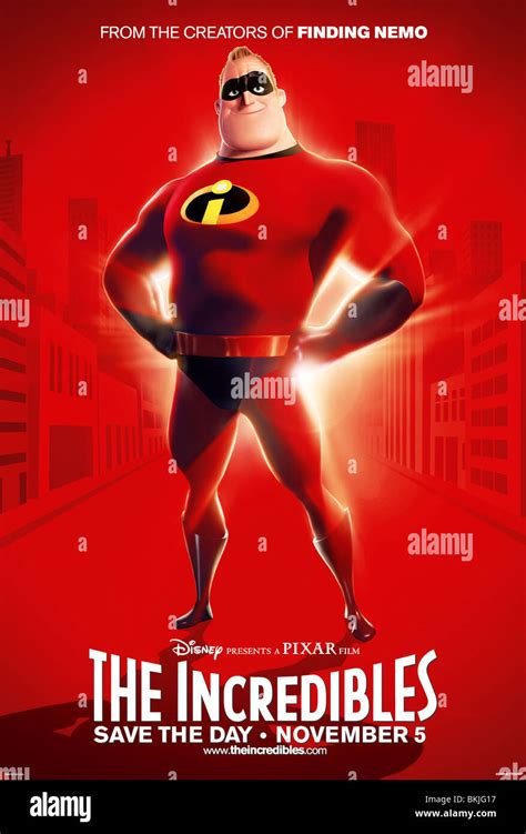 The Incredibles 2004 Animation Poster Credit Disney Ince 001 01 Stock