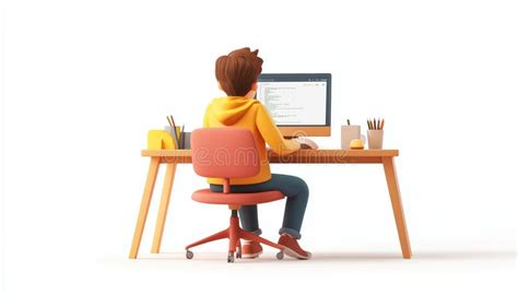 Busy Programmer Engaged In Web Development On Computer Overworked Man