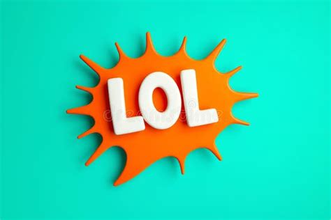 Exclamation Lol Explodes From A Bright Dynamic Speech Bubble On Light