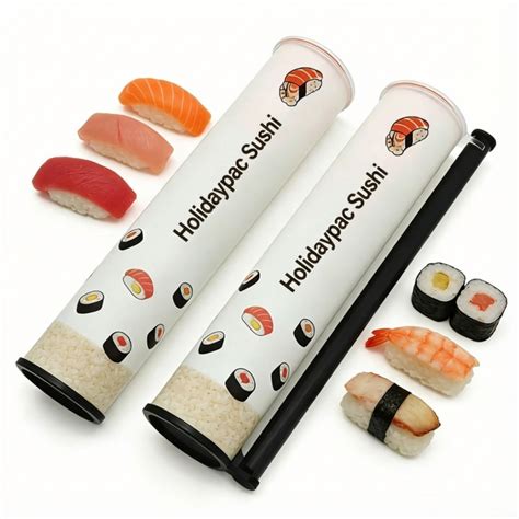 Custom Sushi Cylinder Push Pop Tube Box Holidaypac