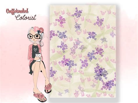 Backwards Adult Coloring Pages Floral Doodles Water Color Art Doodle