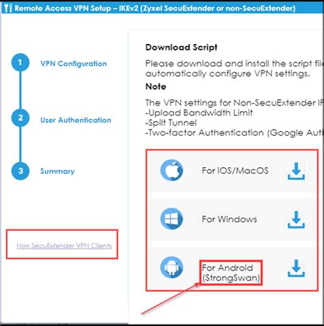 VPN Zyxel USG FLEX ATP VPN Quick Setup Configure IKEv IPSec On Android Quick Setup With