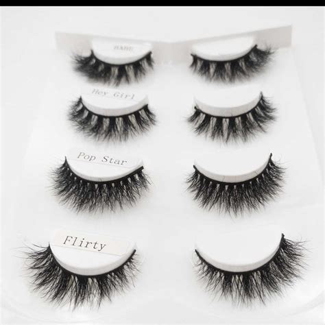 Doll Style Lashes 16mm Box 4 Pairs Lashes Mink Lashes Pop Star