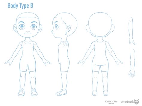 Male Chibi Template