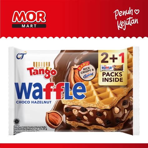 Jual Tango Waffle Choco Hazelnut Wafer Coklat Hazelnut 3 X 25 Gr Shopee Indonesia