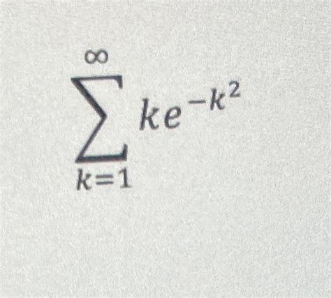 Solved Use Convergence Test Of Your Choice To Determine