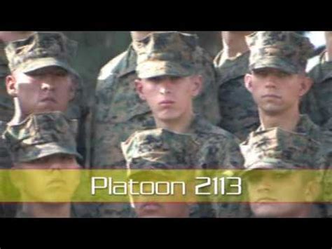 Usmc Mcrd Sd Platoon 2113 Echo Co Youtube