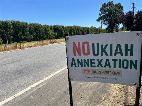 City Of Ukiah Removes Proposed Annexation Map From Website The Ukiah